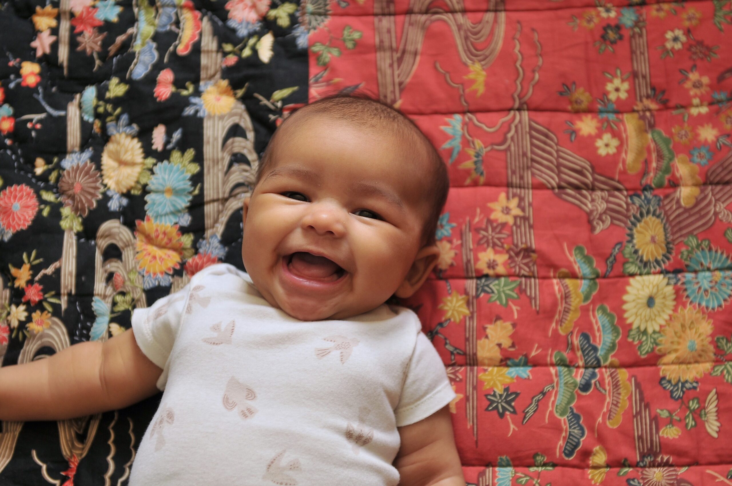 Japanese Quilted Baby Playmat - Kiku Corner